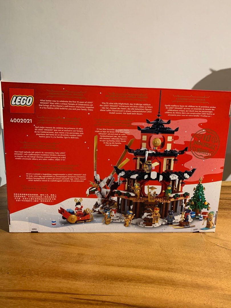 BN LEGO NINJAGO The Temple of Celebrations 4002021, Hobbies & Toys ...