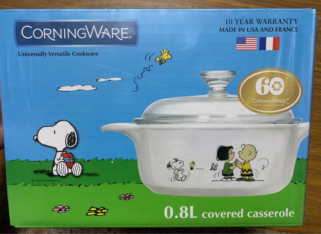 BNIB Corningware peanuts 0.8L covered casserole, Furniture & Home ...