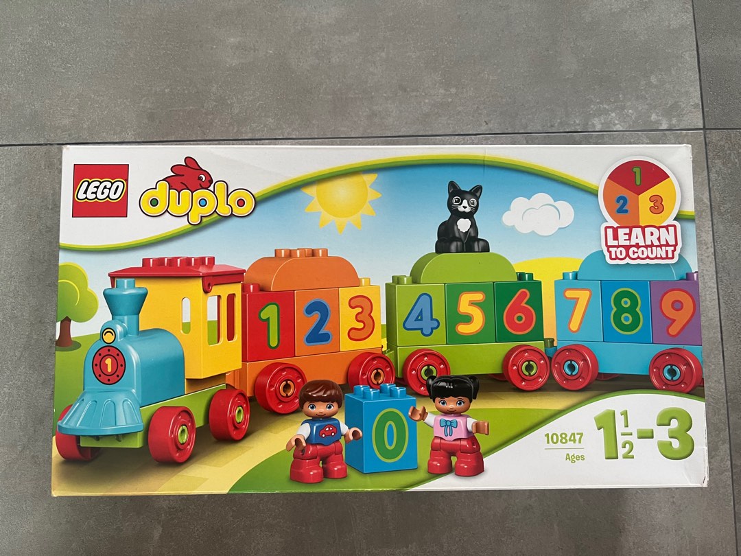BNIB Lego Duplo 10847 number train, Babies & Kids, Infant Playtime on ...