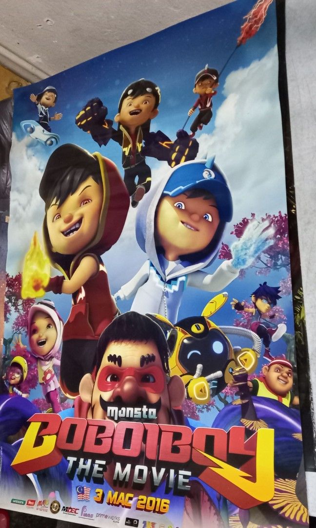 Boboiboy Poster, Hobbies & Toys, Collectibles & Memorabilia, Vintage ...