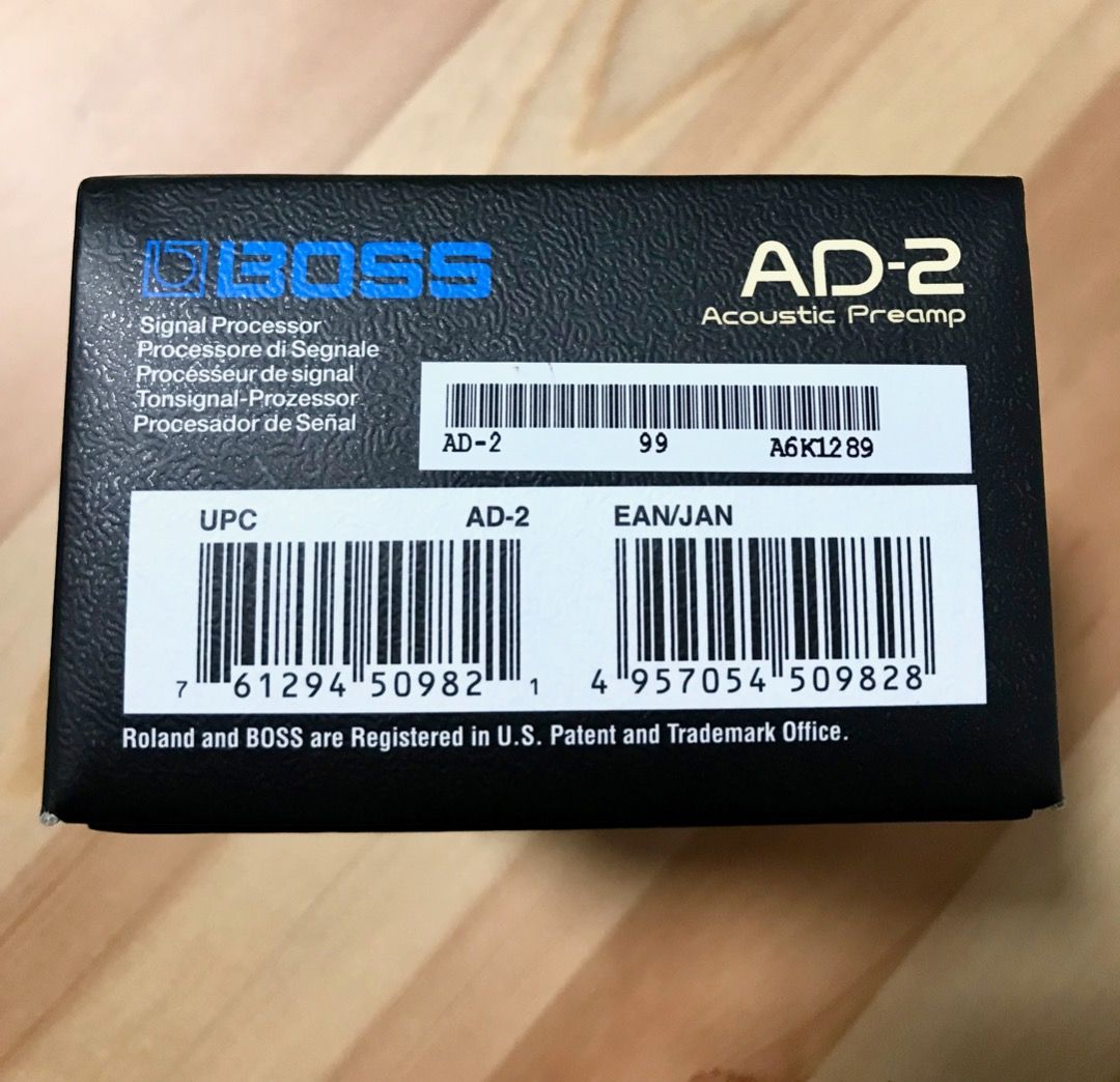 BOSS AD-2 Acoustic Preamp Guitar Effects Pedal Brand New, Hobbies ...