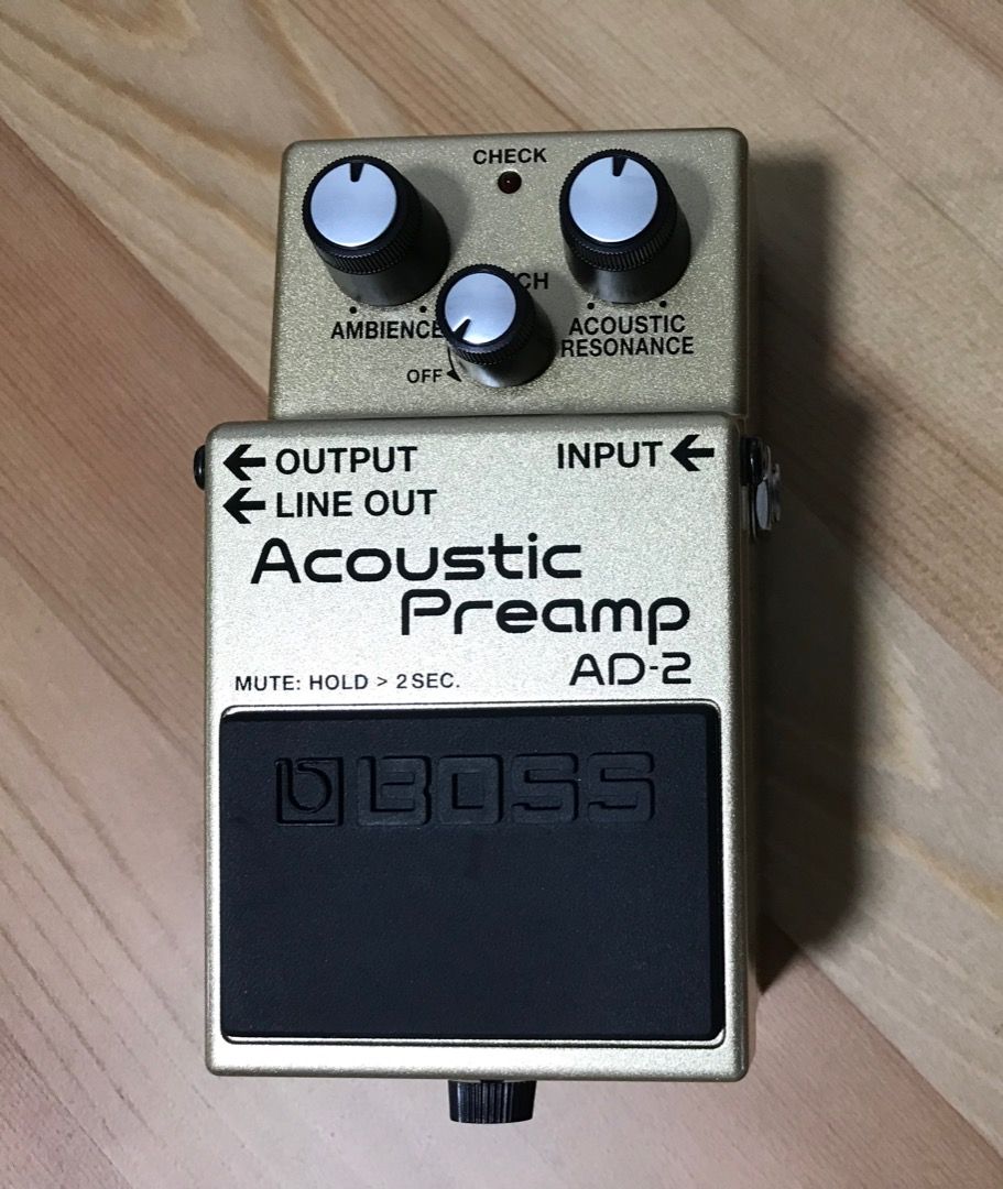 BOSS AD-2 Acoustic Preamp Guitar Effects Pedal Brand New, Hobbies ...