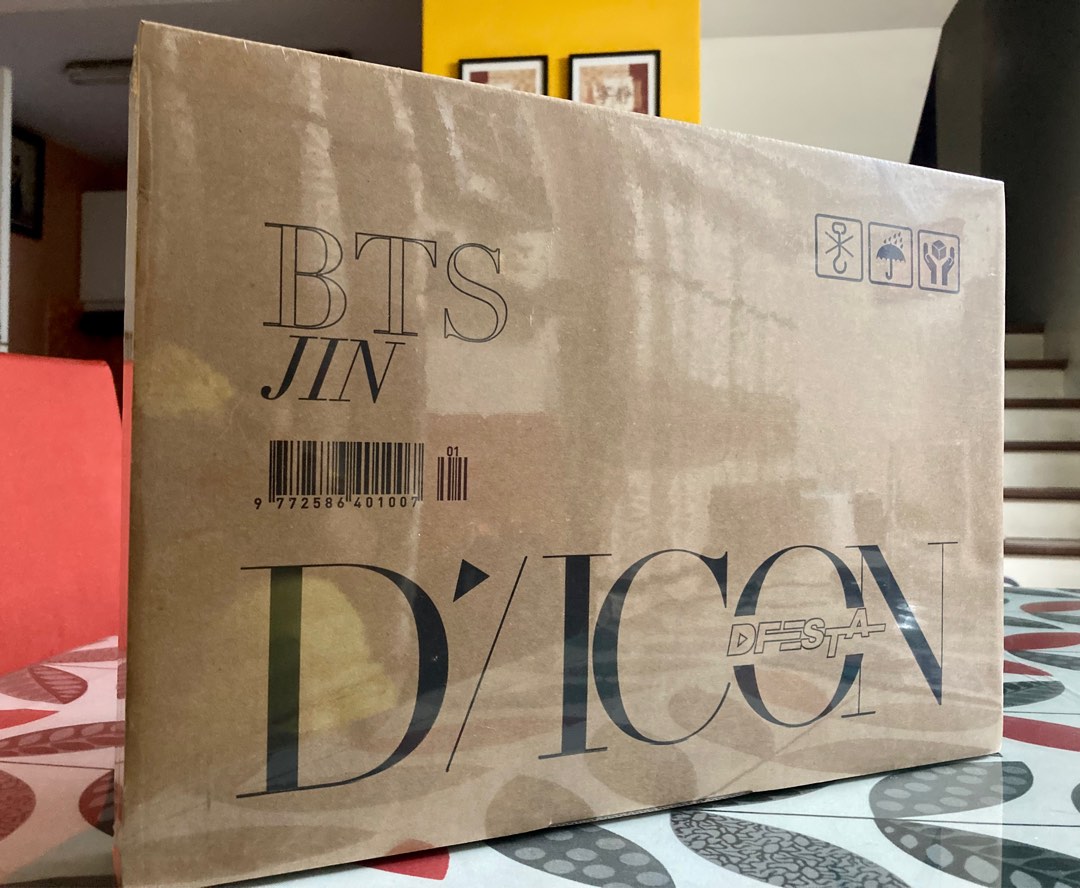 BTS JIN - DICON DFESTA Special Photobook 3D LENTICULAR COVER, Hobbies ...