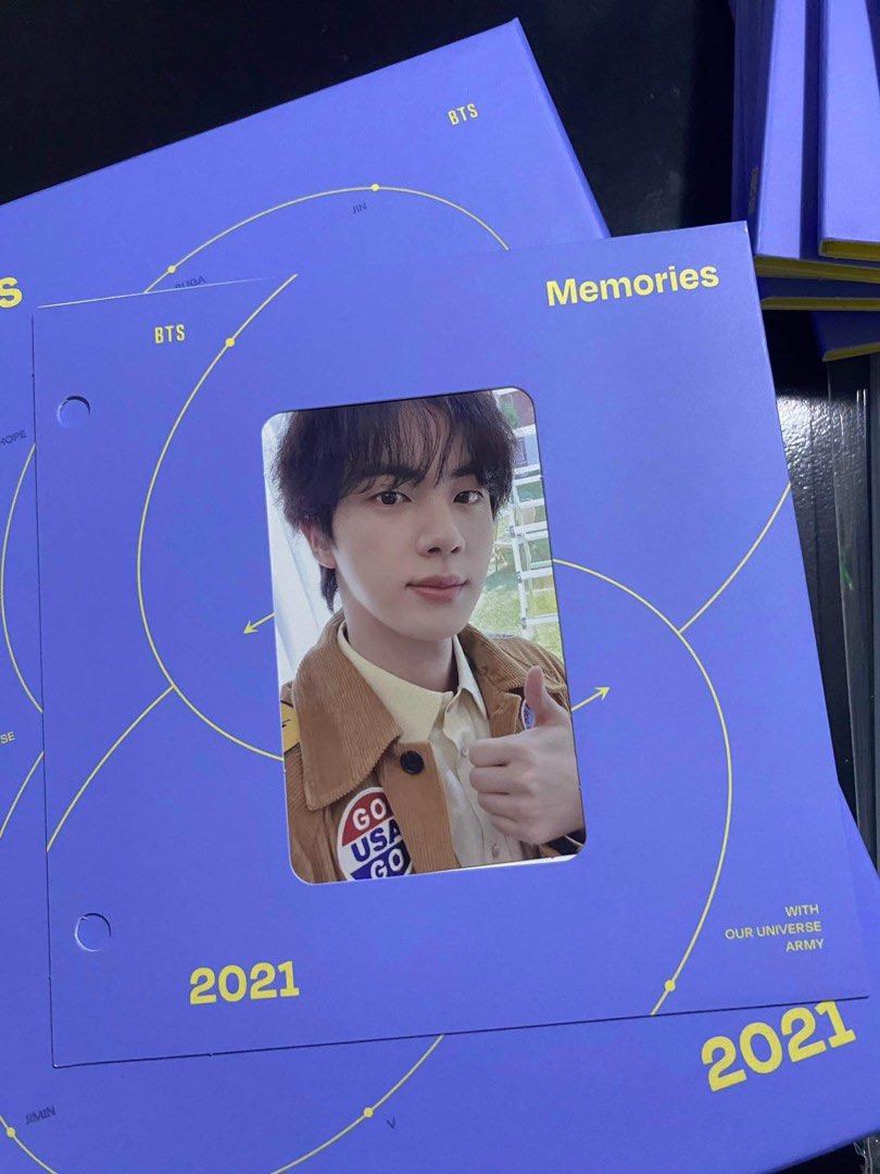 BTS JIN MEMORIES OF 2021 BLU RAY PC, Hobbies & Toys, Memorabilia ...