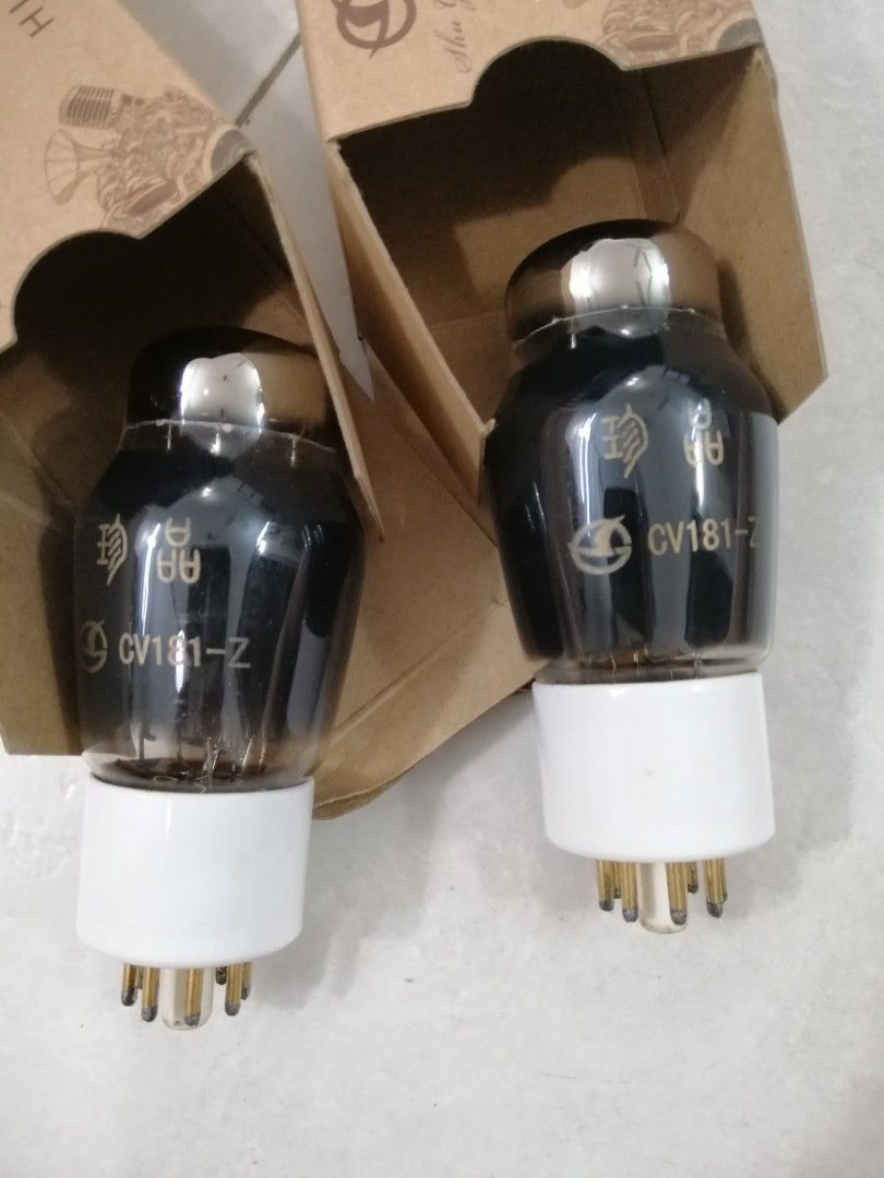 C181-Z premium pre-amp tubes for 300B amplifier, Audio, Other Audio ...