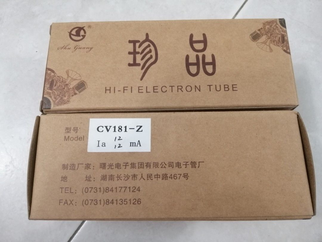 C181-Z premium pre-amp tubes for 300B amplifier, Audio, Other Audio ...