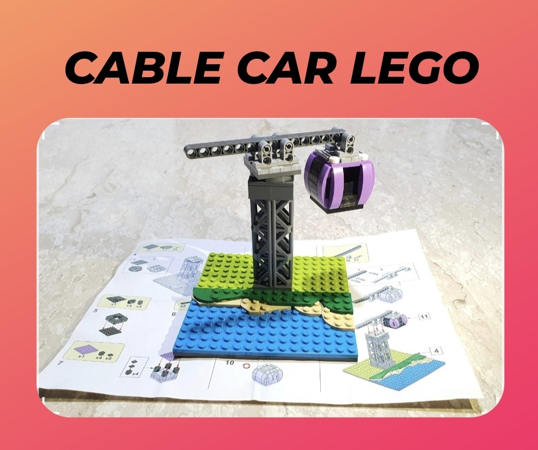 Cable car lego, Hobbies & Toys, Toys & Games on Carousell
