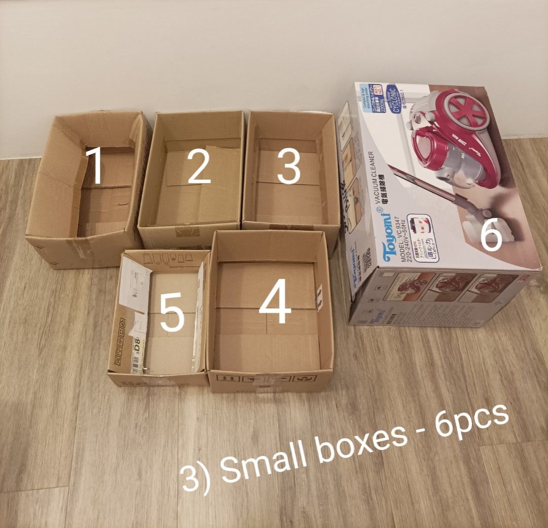 Carton boxes - Assorted sizes, Furniture & Home Living, Home Improvement & Organisation, Storage ...