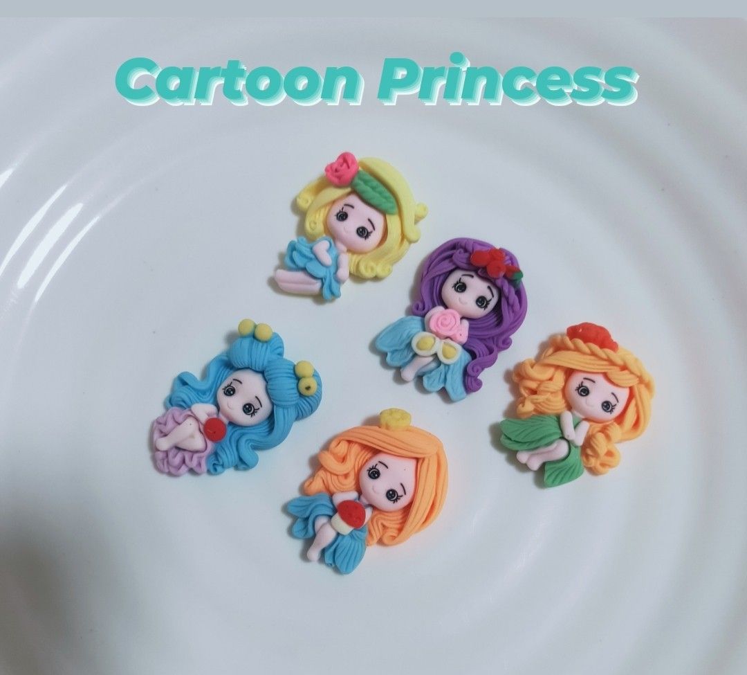 Cartoon princess resin, Hobbies & Toys, Stationery & Craft, Handmade ...