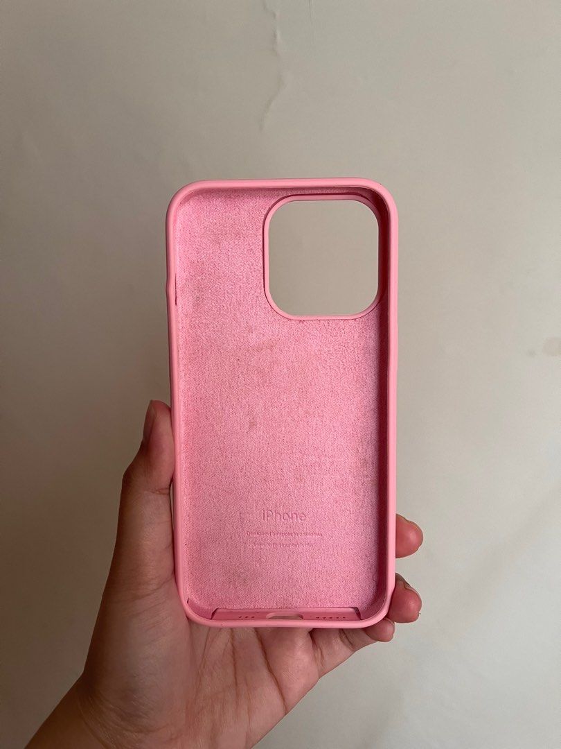 Case iPhone 13 Pro Pink, Telepon Seluler & Tablet, Aksesoris Tablet ...