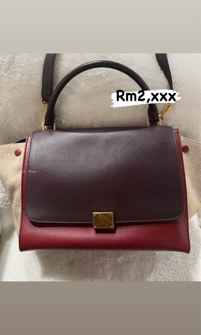 Celine Tri Color Trapeze, Luxury, Bags & Wallets on Carousell