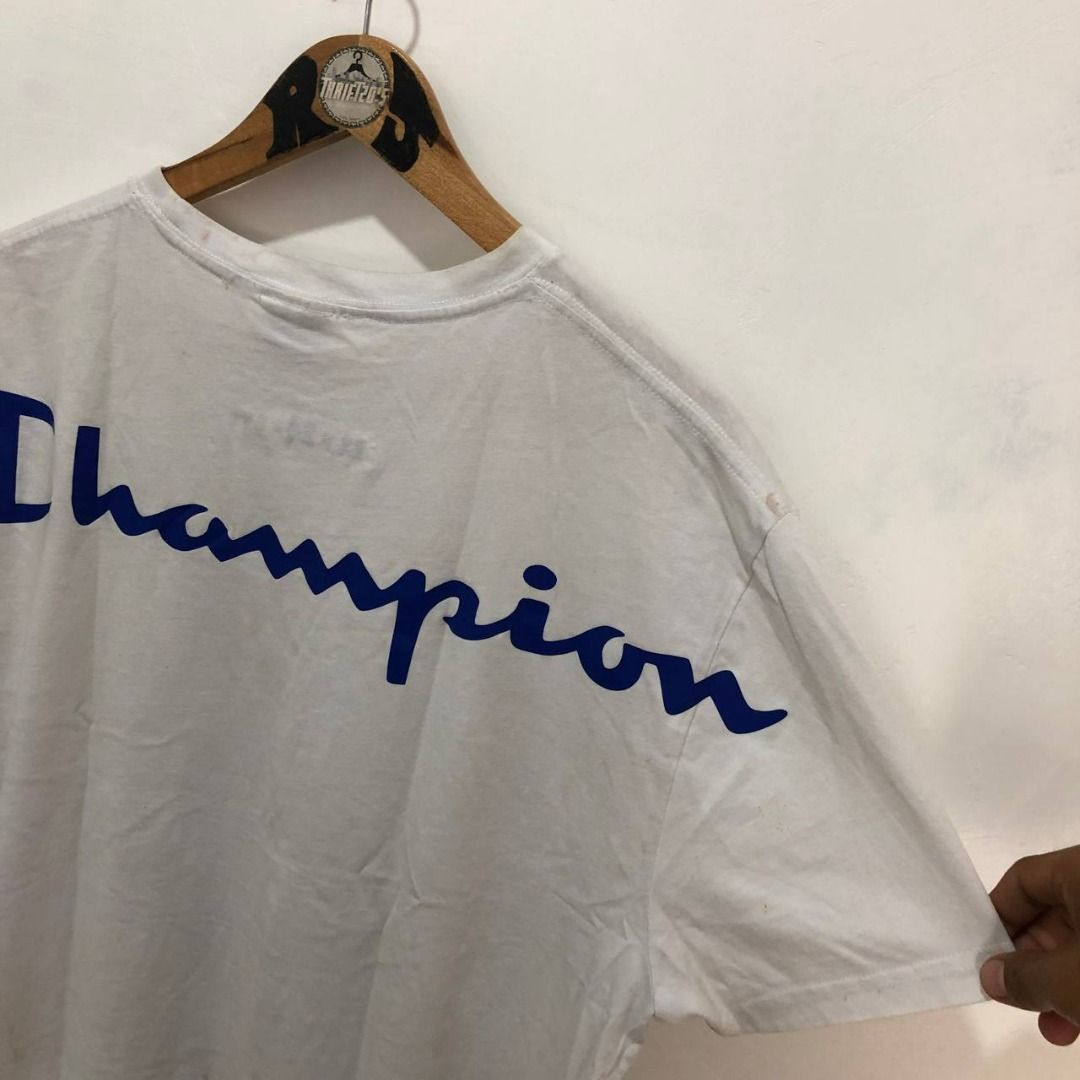 Champion Script logo, Men's Fashion, Tops & Sets, Tshirts & Polo Shirts ...