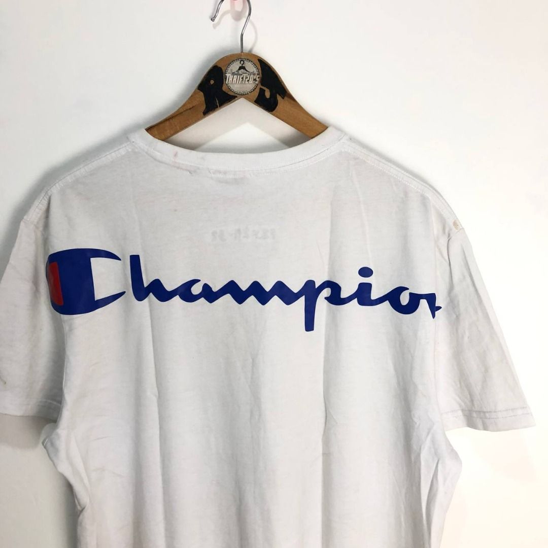 Champion Script logo, Men's Fashion, Tops & Sets, Tshirts & Polo Shirts ...