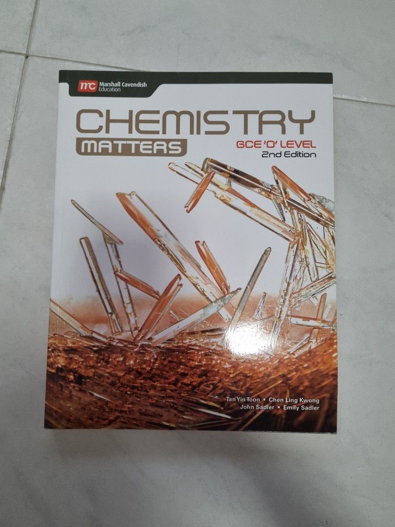 Chemistry Matters GCE 'O' Level Textbook, Hobbies & Toys, Books ...