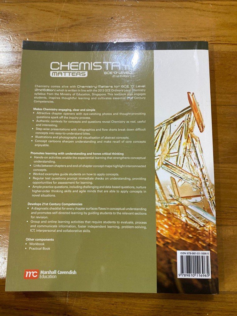 Chemistry Textbook (Chem Matters 2nd Edition), Hobbies & Toys, Books ...