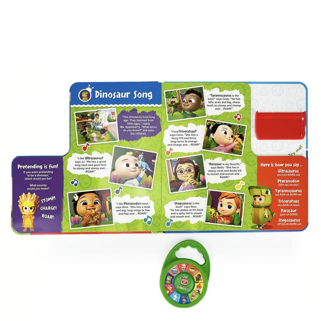 CoComelon Favorite Sing-Along Songs Music Player + Board Book Set, 興趣及 ...