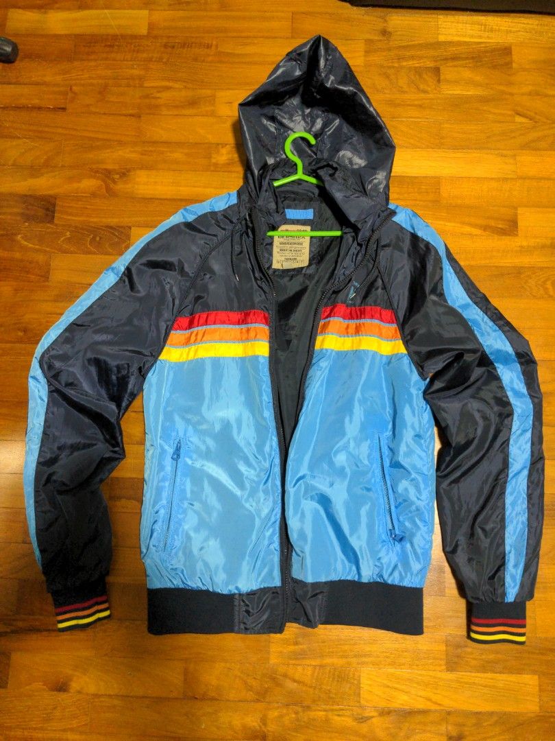 Colourful hooded jacket, Men's Fashion, Coats, Jackets and Outerwear on ...