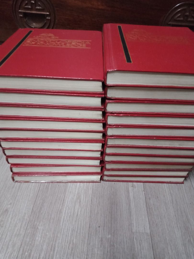COMPLETE SET GROLIER Encyclopedia of Knowledge w FREEBIES, Hobbies ...