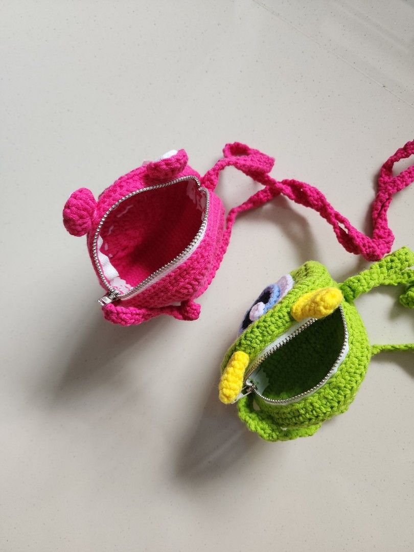 Crochet - Handphone Sling Bags & Card Pouches, Hobbies & Toys ...