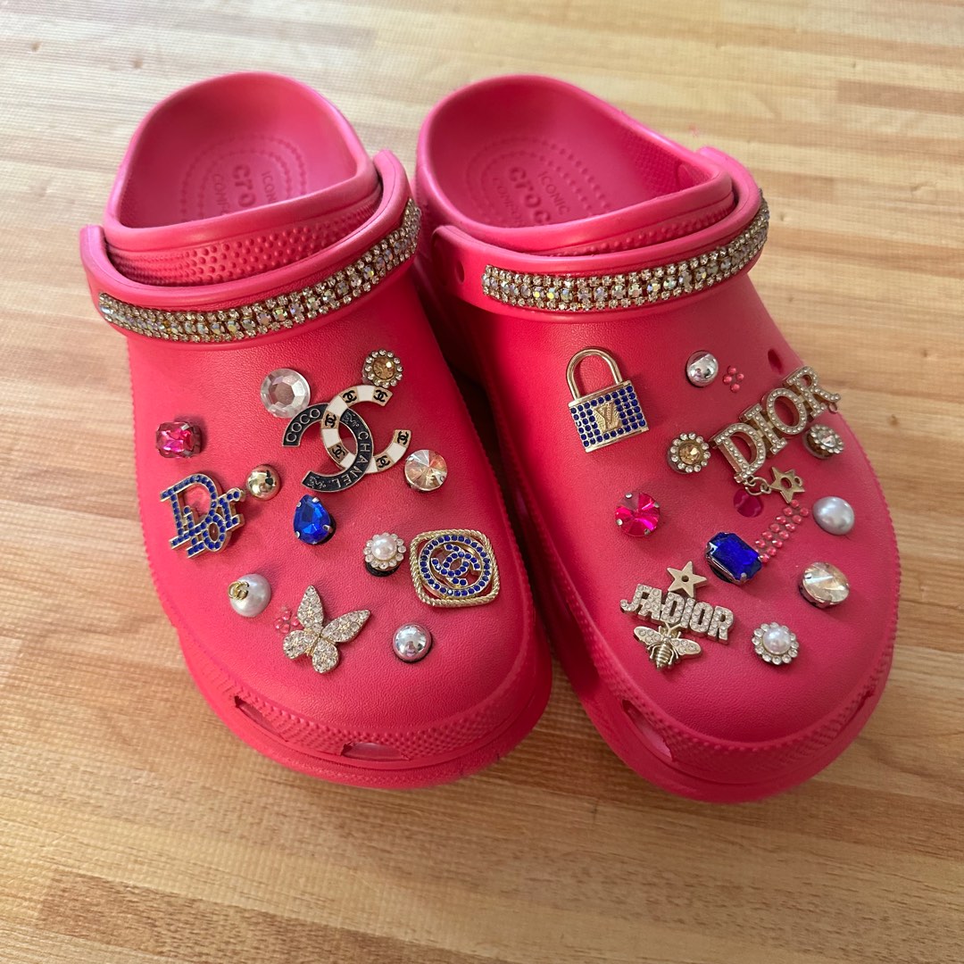 Crocs bae candy pink W9, Women's Fashion, Footwear, Flats & Sandals on ...