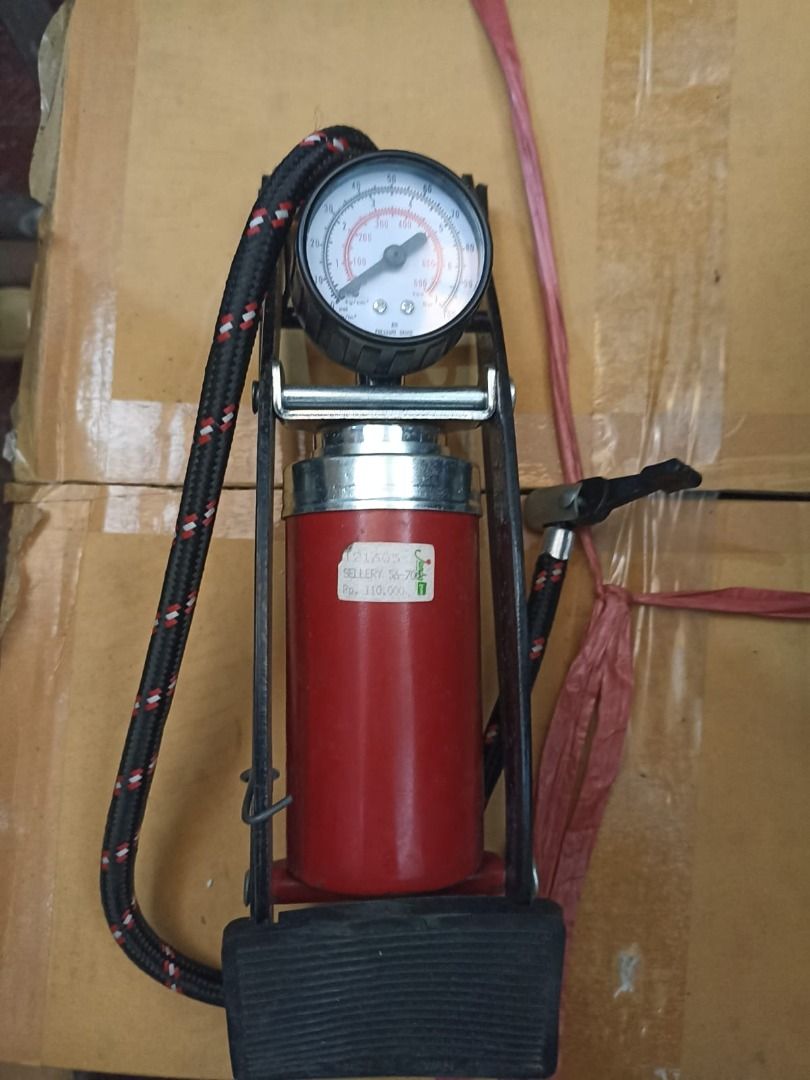 Deluxe High Pressure Foot Pump / Pompa Injak SELLERY, Perabotan Rumah ...
