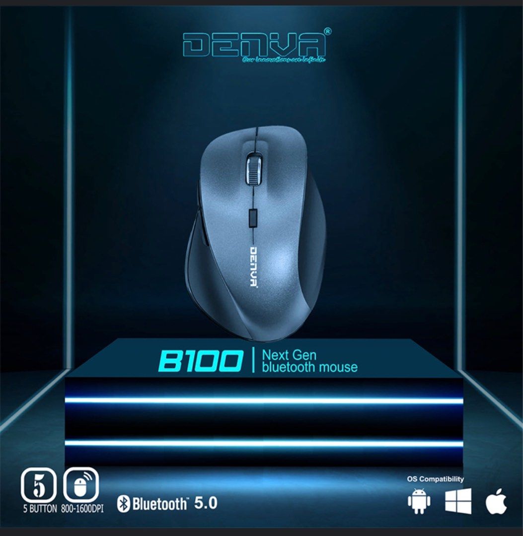 Denva B100, 電腦＆科技, 電腦周邊及配件, 電腦滑鼠及相關產品 - Carousell