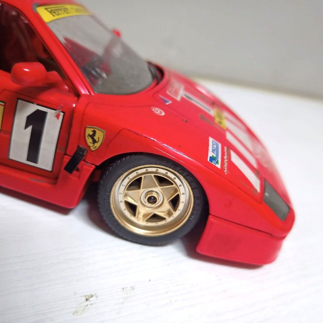 Diecast Ferrari F40 Bburago made in Italy, Toys & Collectibles, Mainan ...