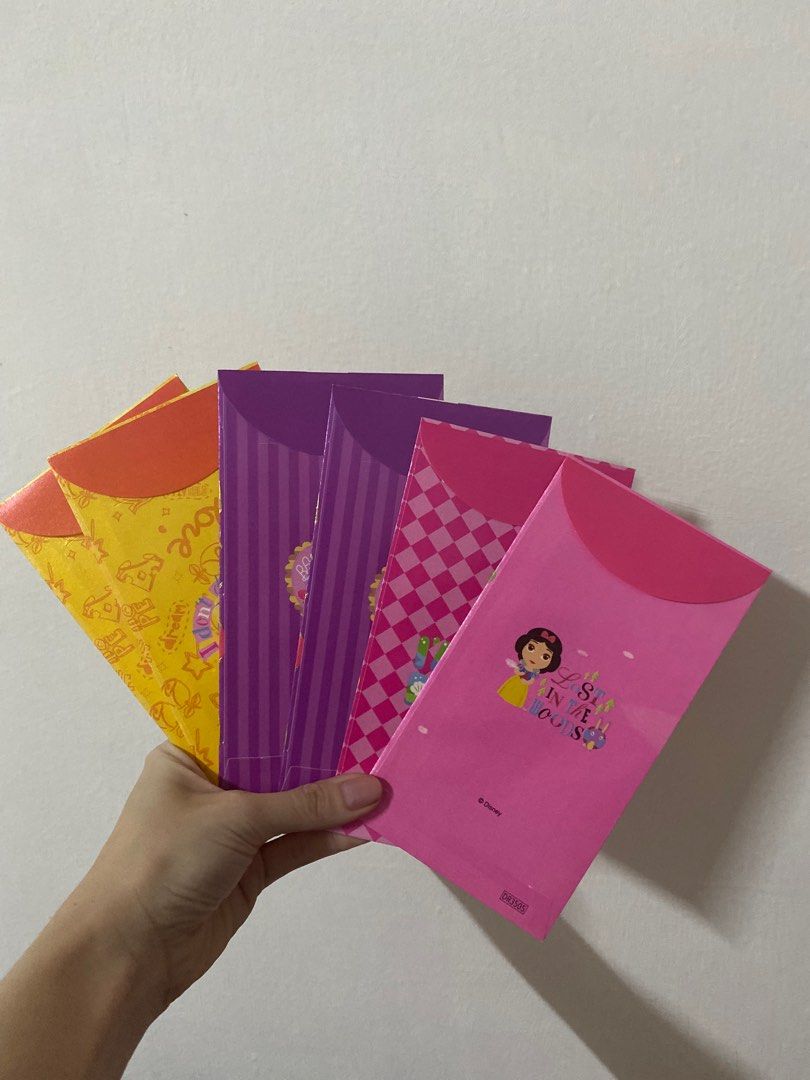 Disney Princess Money Envelope Angpao, Hobbies & Toys, Stationary ...