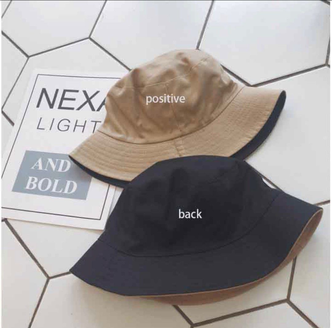 Double sided bucket hat, Men's Fashion, Watches & Accessories, Caps ...