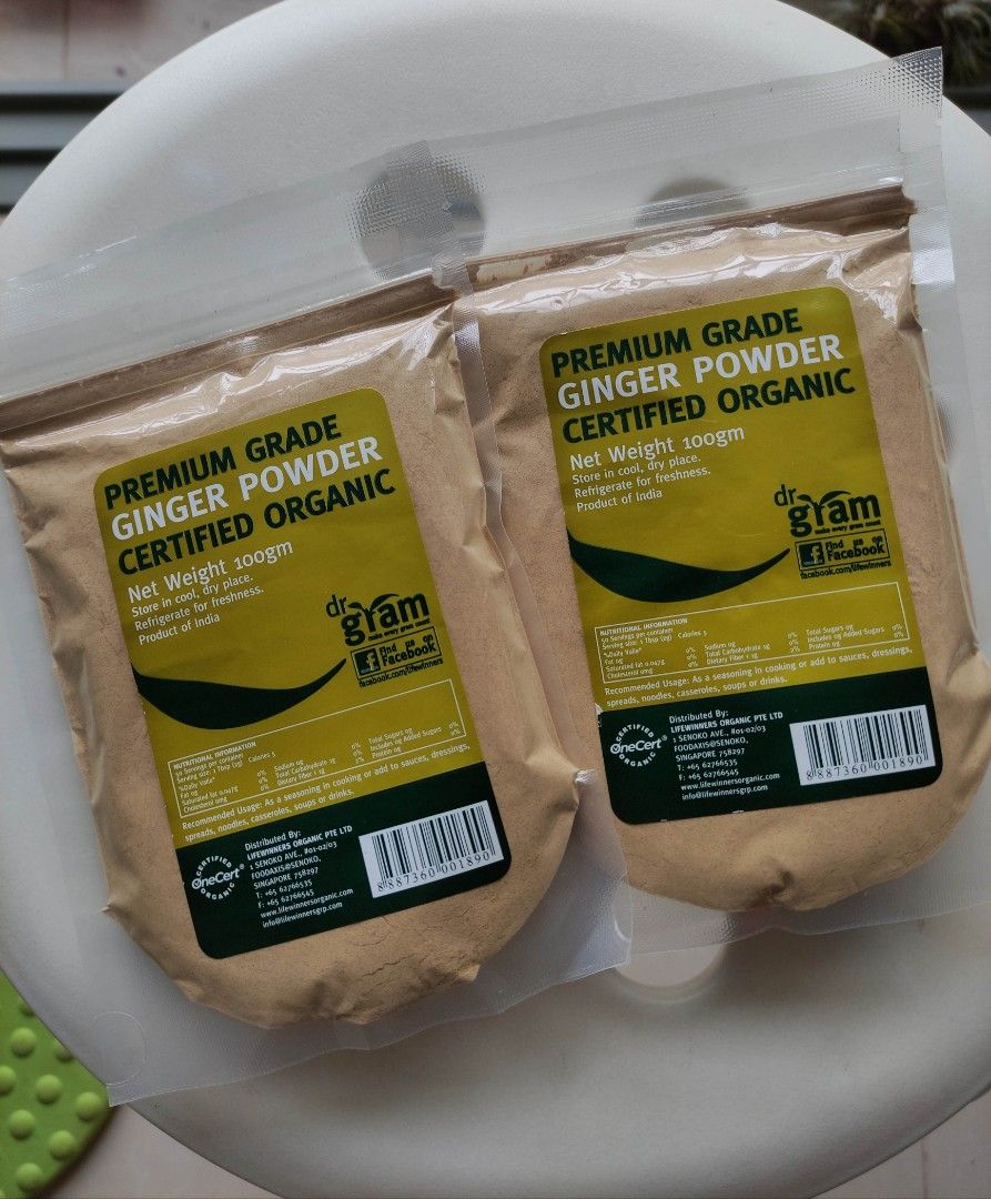 Dr Gram Organic Ginger Powder, Food & Drinks, Spice & Seasoning on ...