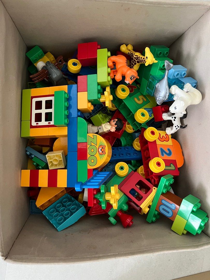 Duplo Lego - Numbers Train Set (complete) , Zoo Set (complete) and 3 ...