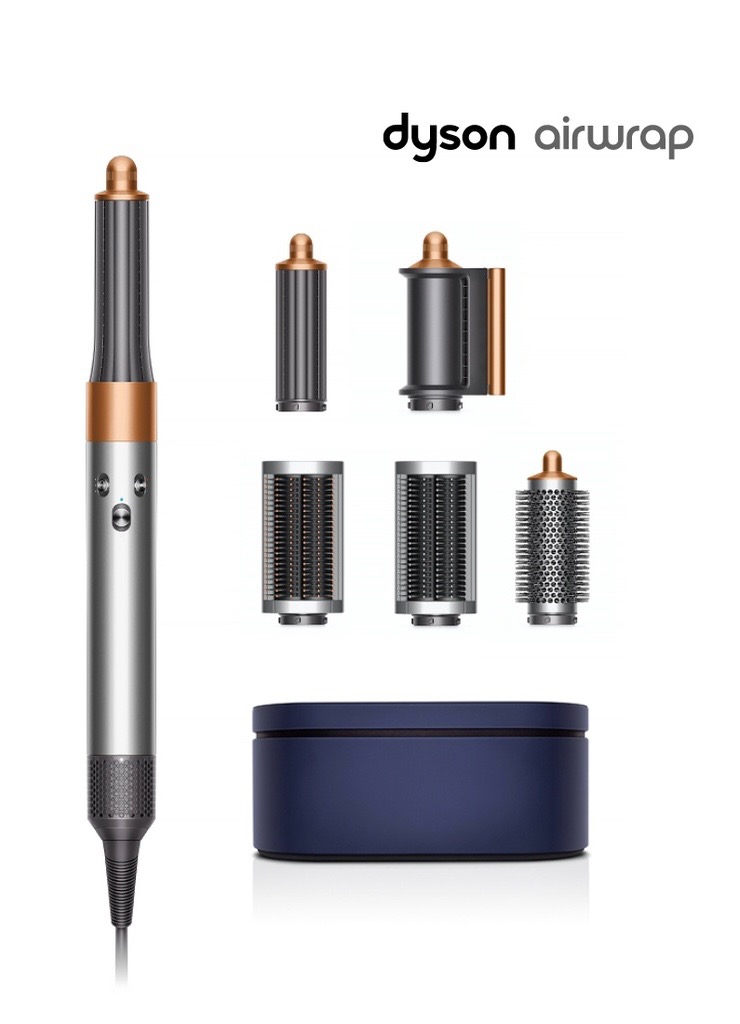 Dyson Air Wrap Hair Multi-Styler Complete Long Nickel Copper, Beauty ...