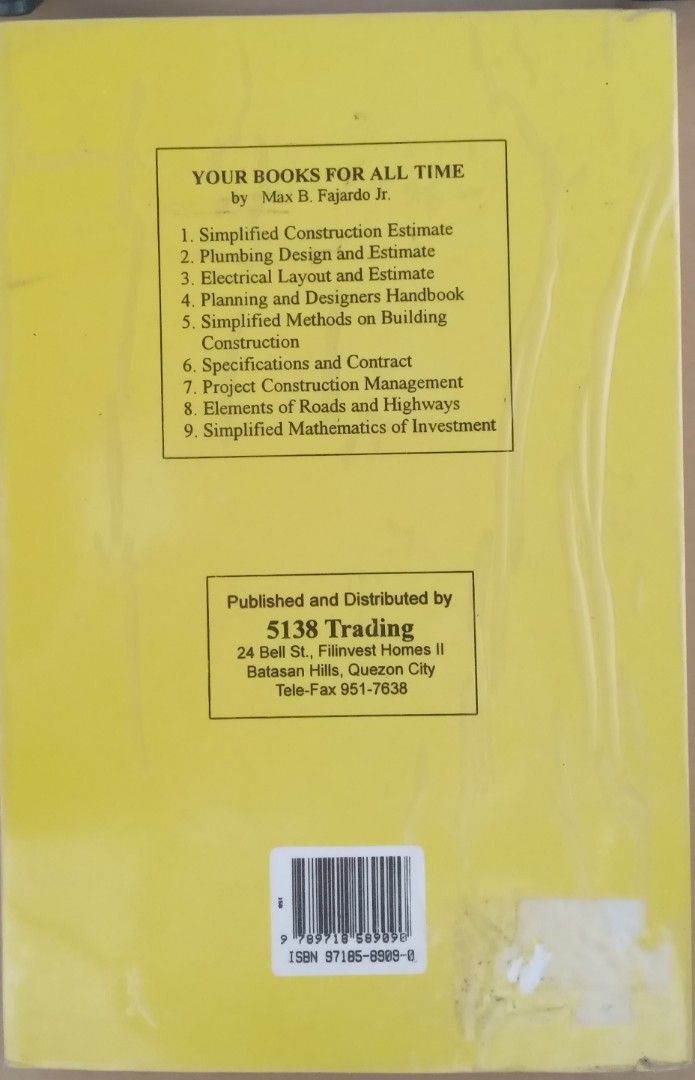 Electrical Layout and Estimates by Max B. Fajardo Jr., Hobbies & Toys ...