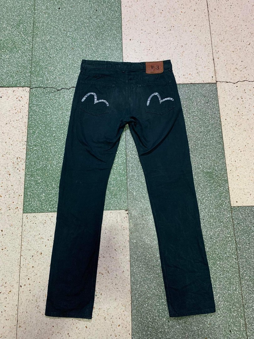 Evisu pants, Men's Fashion, Bottoms, Jeans on Carousell