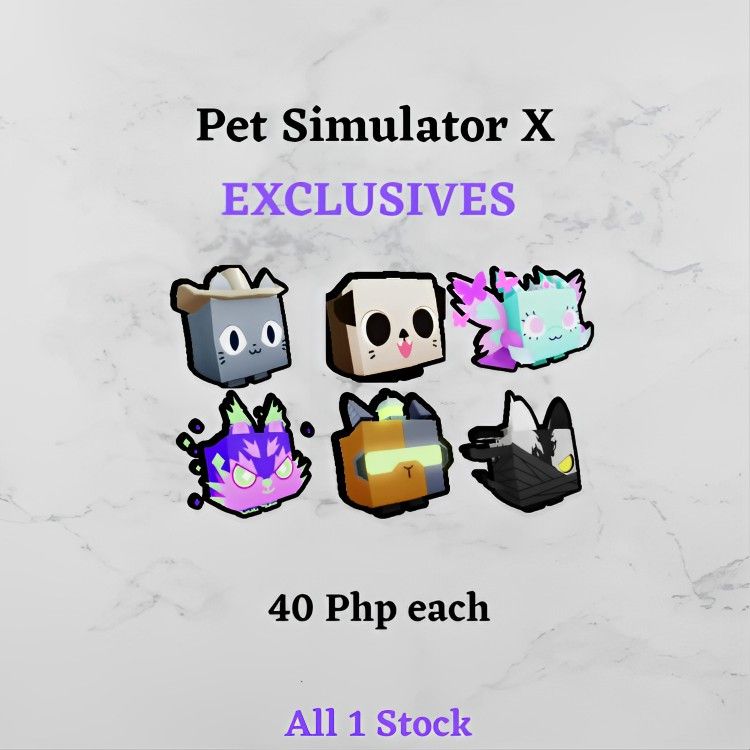 Exclusives - Pet Simulator X | PSX, Video Gaming, Gaming Accessories ...