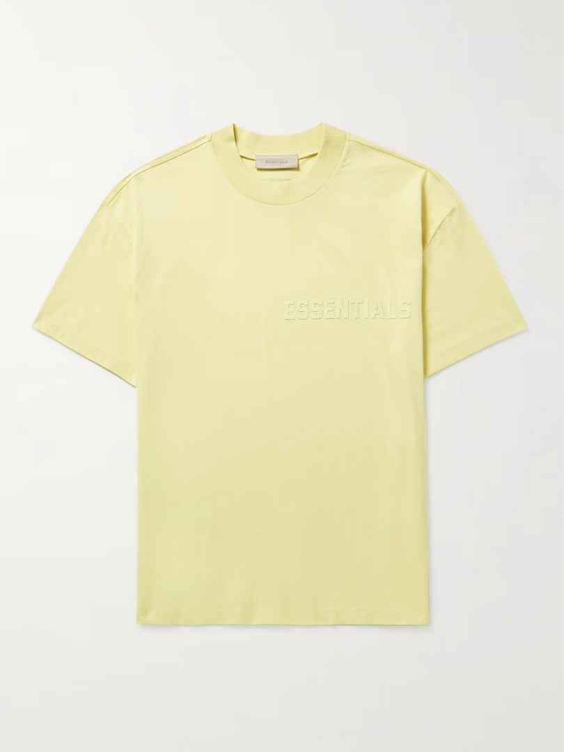 FEAR OF GOD ESSENTIALS (Yellow), Men's Fashion, Tops & Sets, Tshirts ...