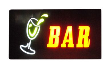 Fiber Signage | Flashing Light Feature, Furniture & Home Living, Home ...