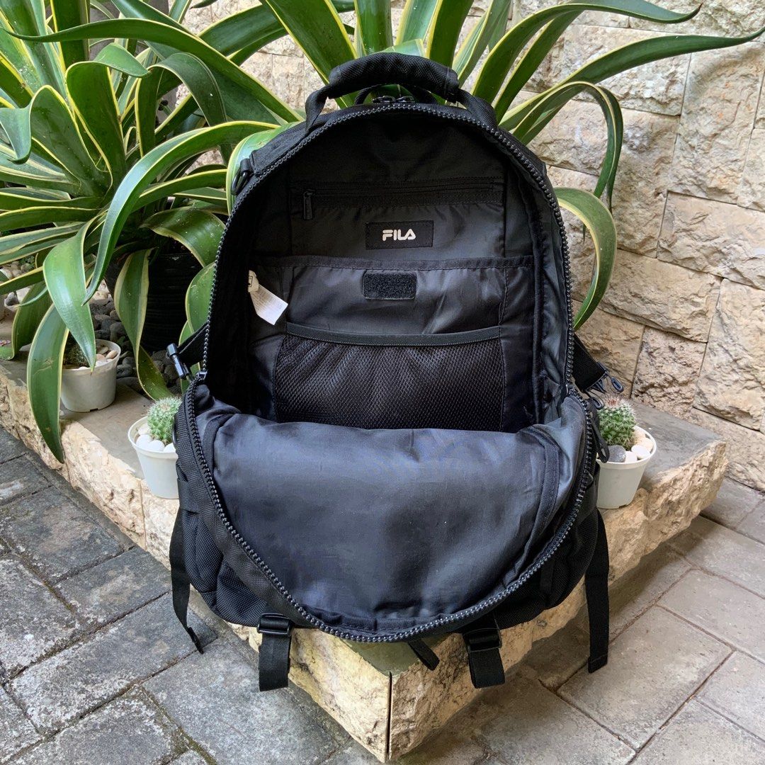 FILA TACTICAL MILITARY OUTDOOR BACKPACK X NEW ERA, Fesyen Pria, Tas ...