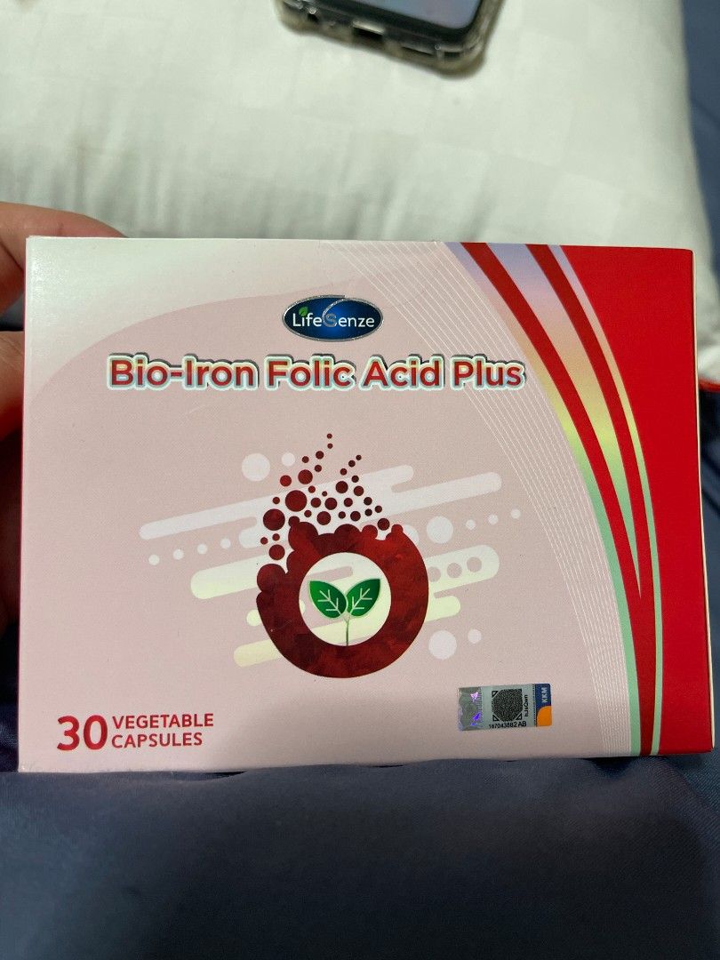 Folic acid plus, Health & Nutrition, Health Supplements, Vitamins ...