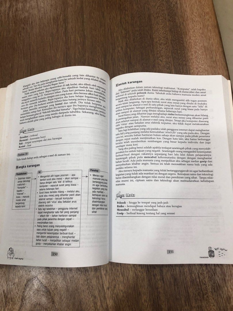 FORM 3 CONTOH KARANGAN, Hobbies & Toys, Books & Magazines, Assessment ...