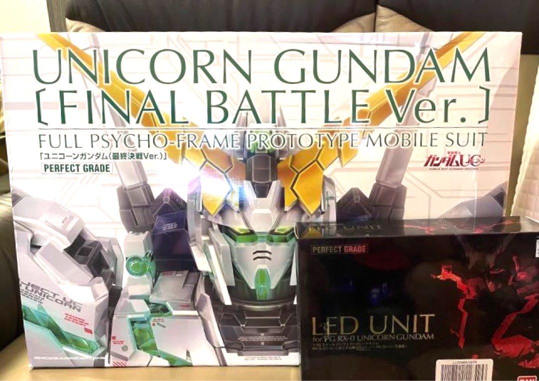 (Free Delivery) PG 1/60 Unicorn Final Battle Ver with Daban LED Third ...