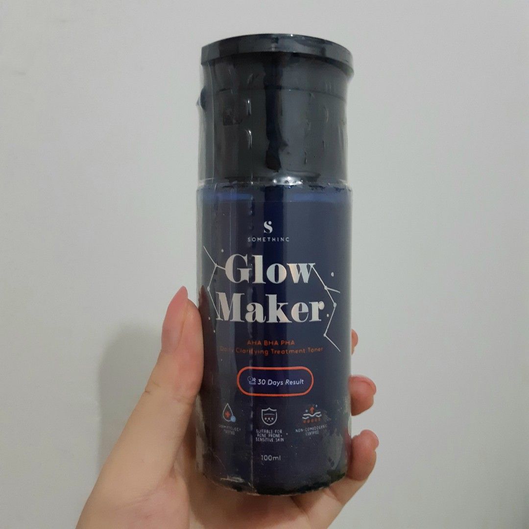 [FREE ONG] SOMETHINC Glow Maker Toner, Kesehatan & Kecantikan, Kulit ...