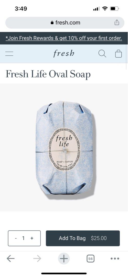 Fresh Travel Pouch Gift Set, Beauty & Personal Care, Face, Face Care on ...