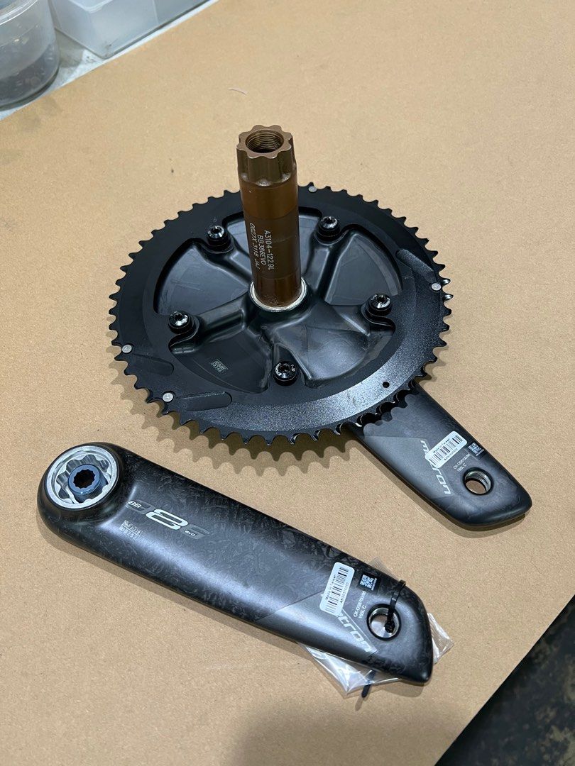 FSA Vision Metron Carbon Crankset - With 53t Outer Chainring, Sports ...