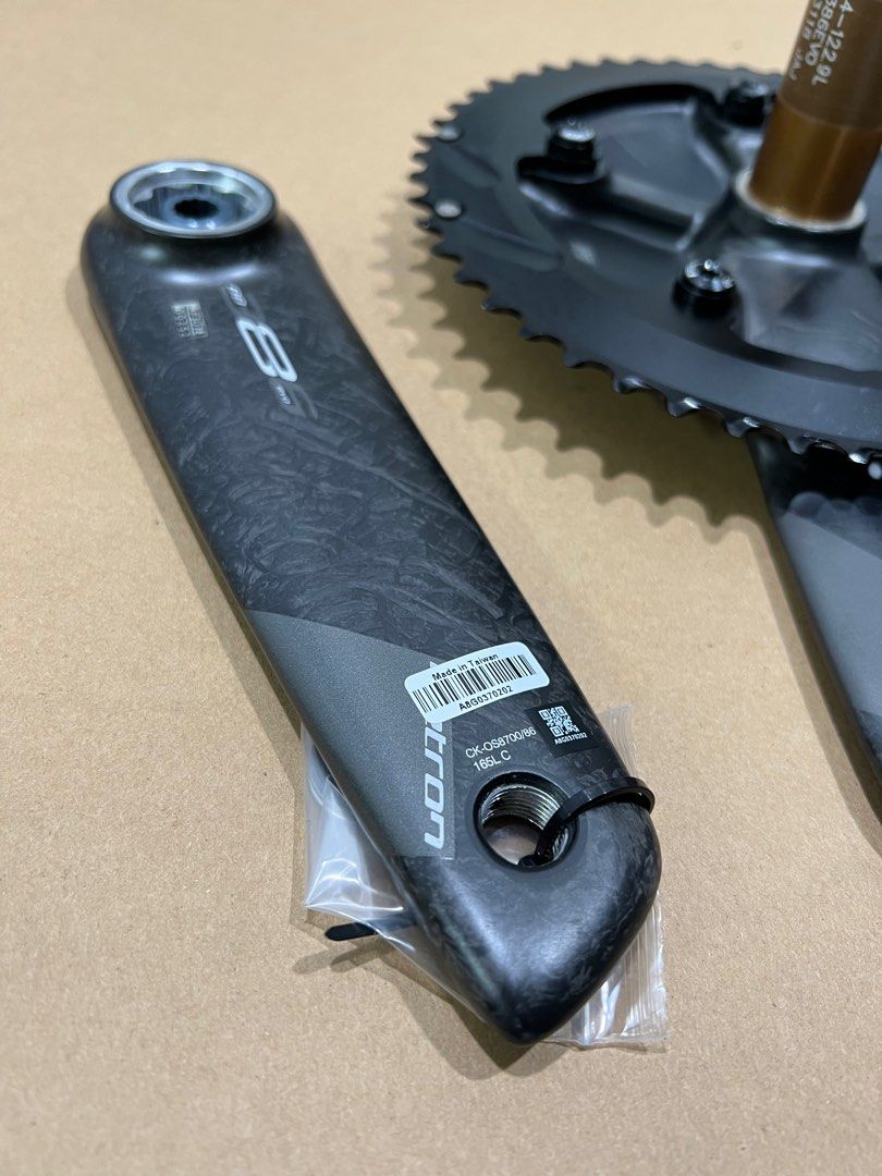 FSA Vision Metron Carbon Crankset - With 53t Outer Chainring, Sports ...