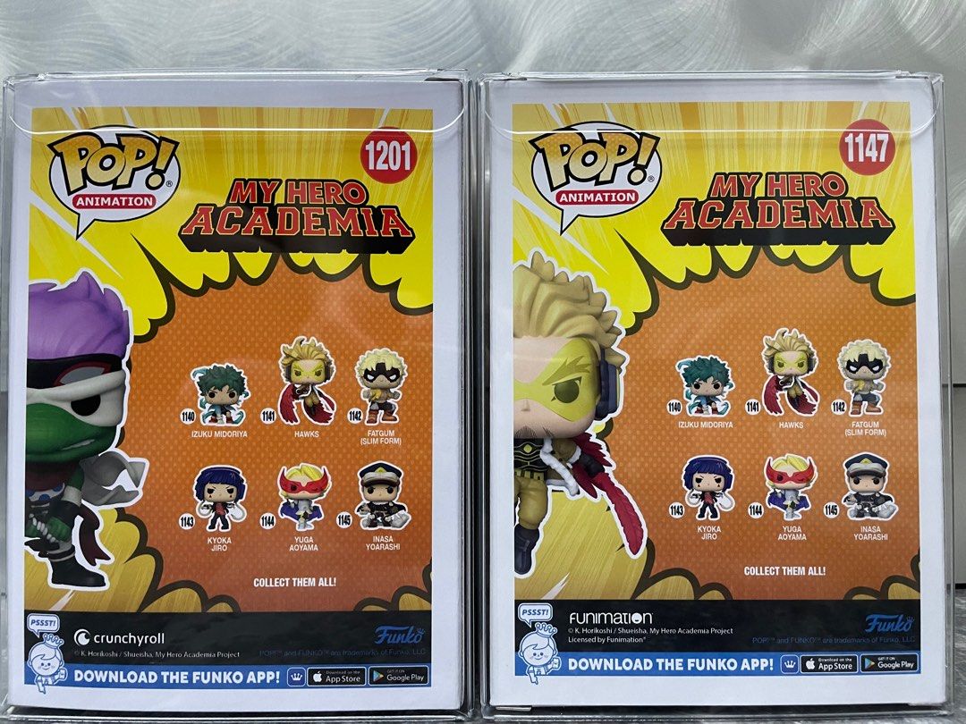 Funko Pop - 1147 1201 - My Hero Academia MHA - Hawks & Spinner (2022 ...