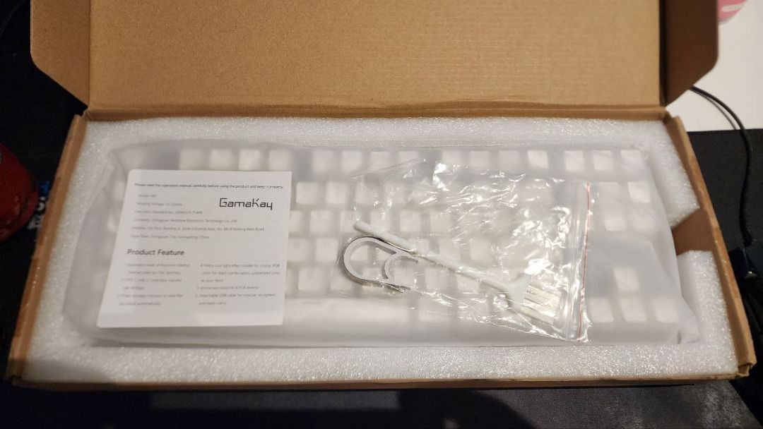 Gamakay Wormier k87 Keyboard + Retro Game Keycap Set, Computers & Tech, Parts & Accessories ...