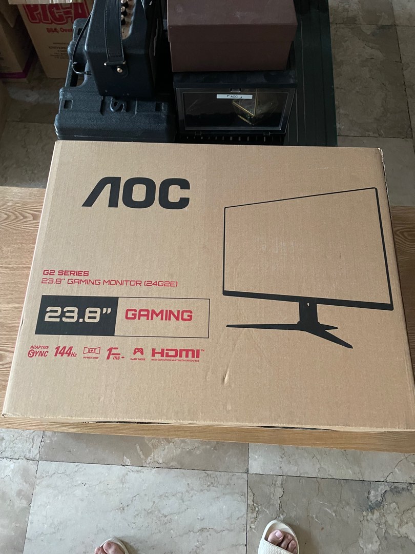 Gaming Monitor - AOC 24G2E 24 inches 144hz IPS Panel, Computers & Tech ...