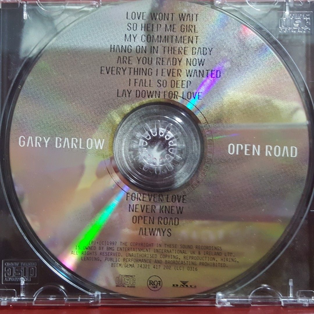 Gary Barlow - Open Road, Hobbies & Toys, Music & Media, CDs & DVDs on ...