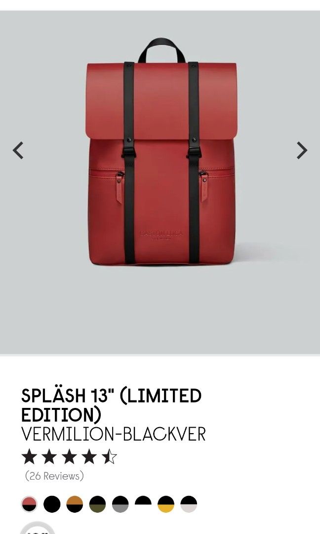 GASTON LUGA SPLASH 13 LIMITED EDITION BACKPACK, Men's Fashion, Bags ...